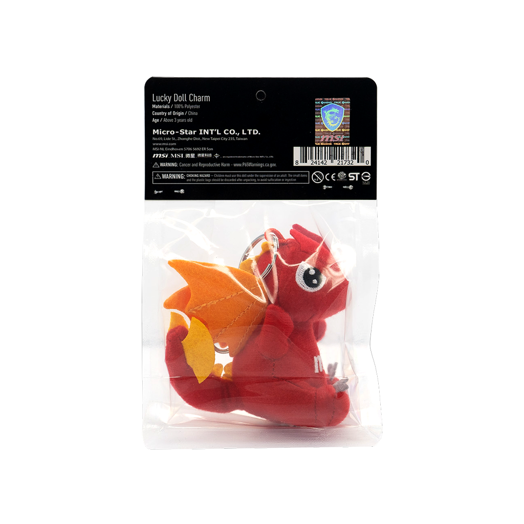 Lucky Doll Charm Keychain - MSI-US Official Store