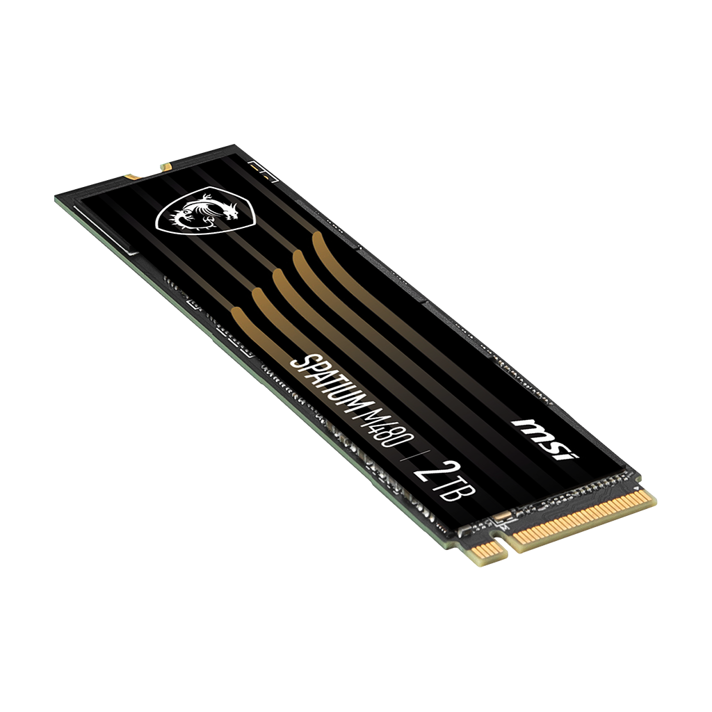 MSI SPATIUM M480 PCIe 4.0 NVMe M.2 2TB SSD Storage - MSI-US Official Store