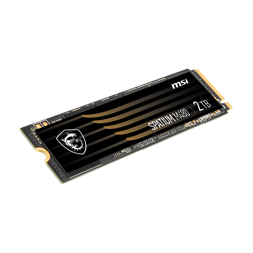 MSI SPATIUM M480 PCIe 4.0 NVMe M.2 2TB SSD Storage - MSI-US Official Store