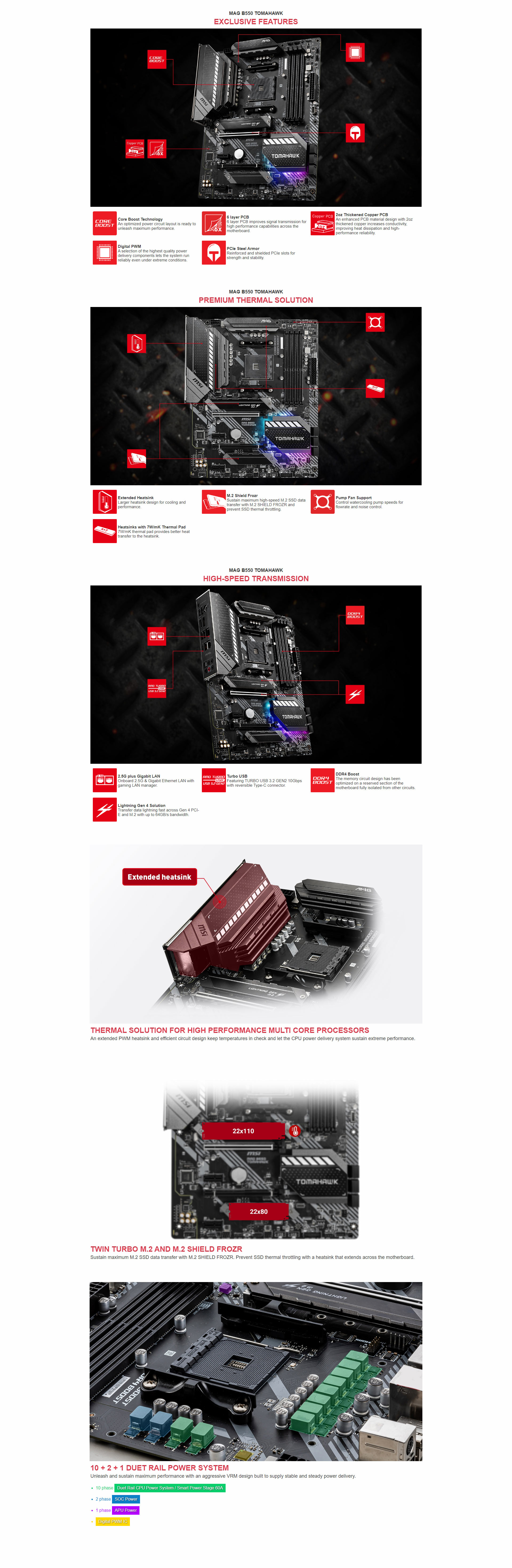 MAG B550 TOMAHAWK - MSI-US Official Store